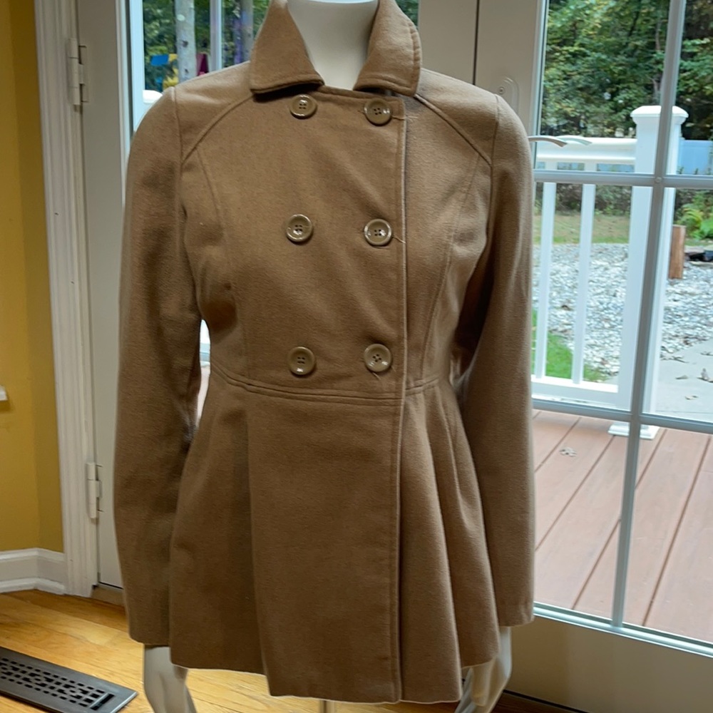 Camel Pea Coat - Gem